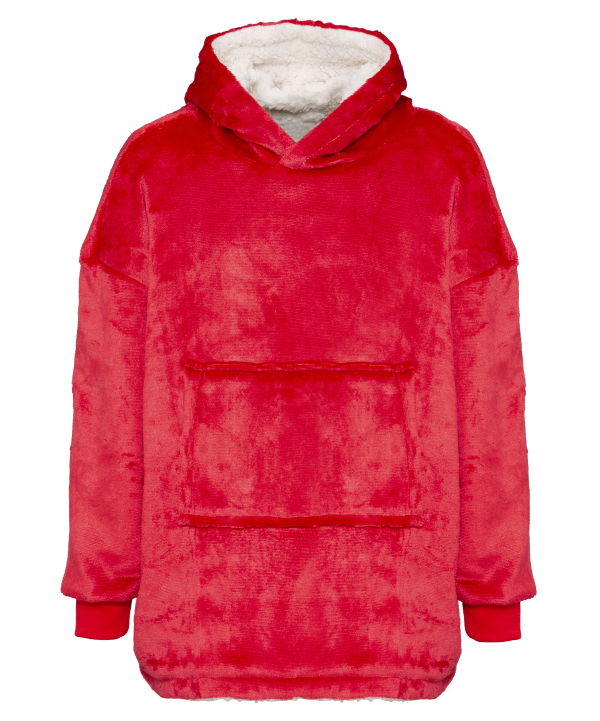 The Kids Ribbon oversized cosy reversible sherpa hoodie