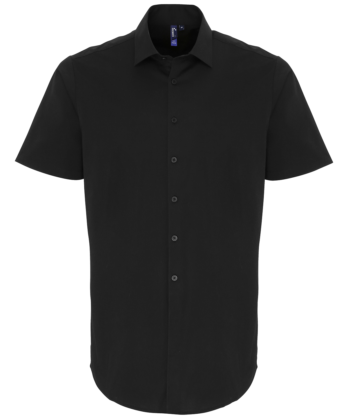 PR246 | Stretch fit cotton poplin short sleeve shirt