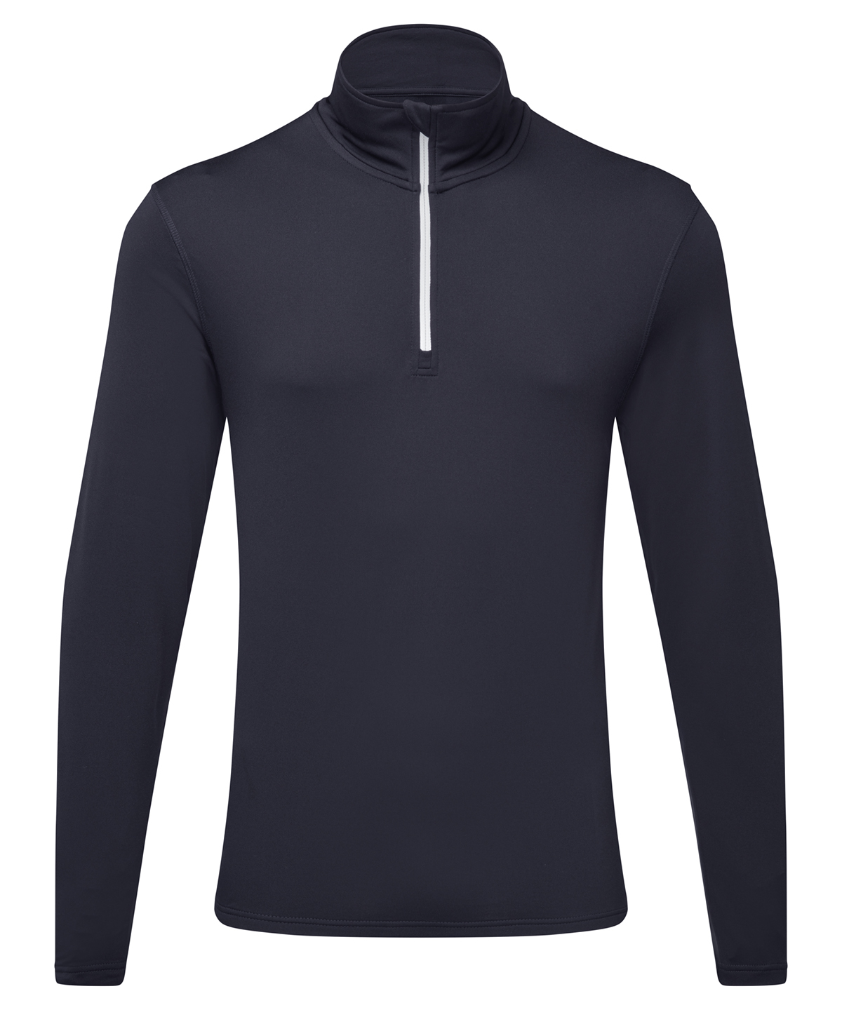 TriDri® recycled long sleeve brushed back ¼ zip top