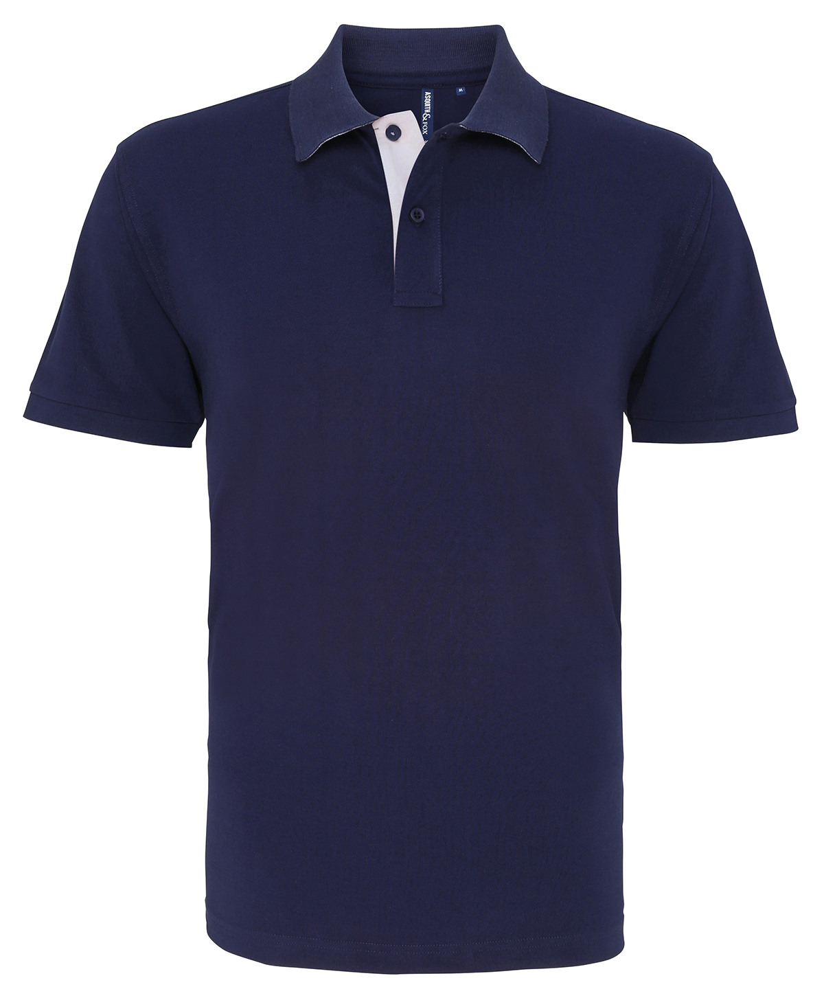 AQ012 | Men's classic fit contrast polo