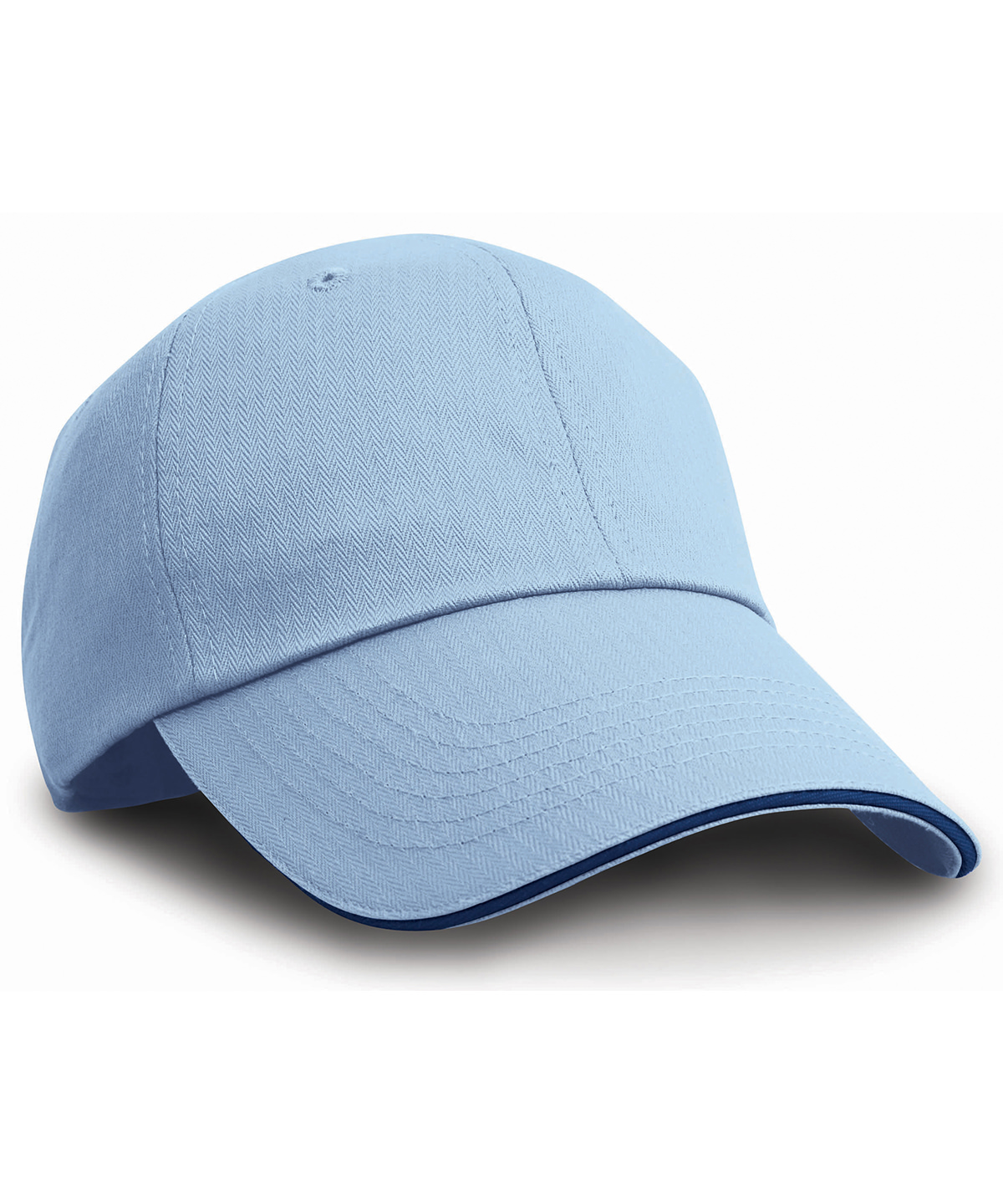 RC38X | Herringbone cap with sandwich peak | Result Headwear | RC038X
