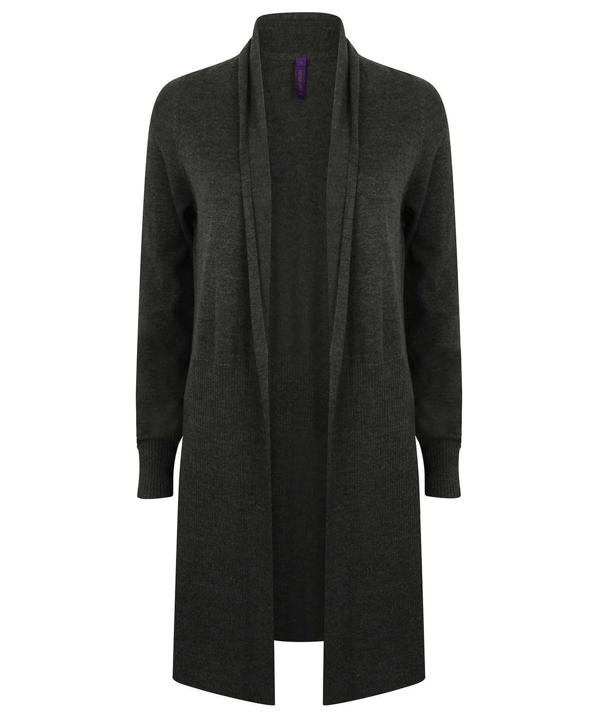 Women's longline open cardigan
