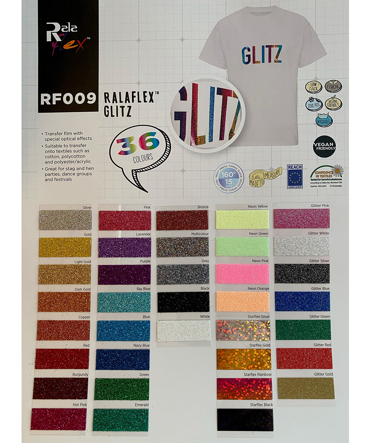 RalaFlex™ Swatch cards