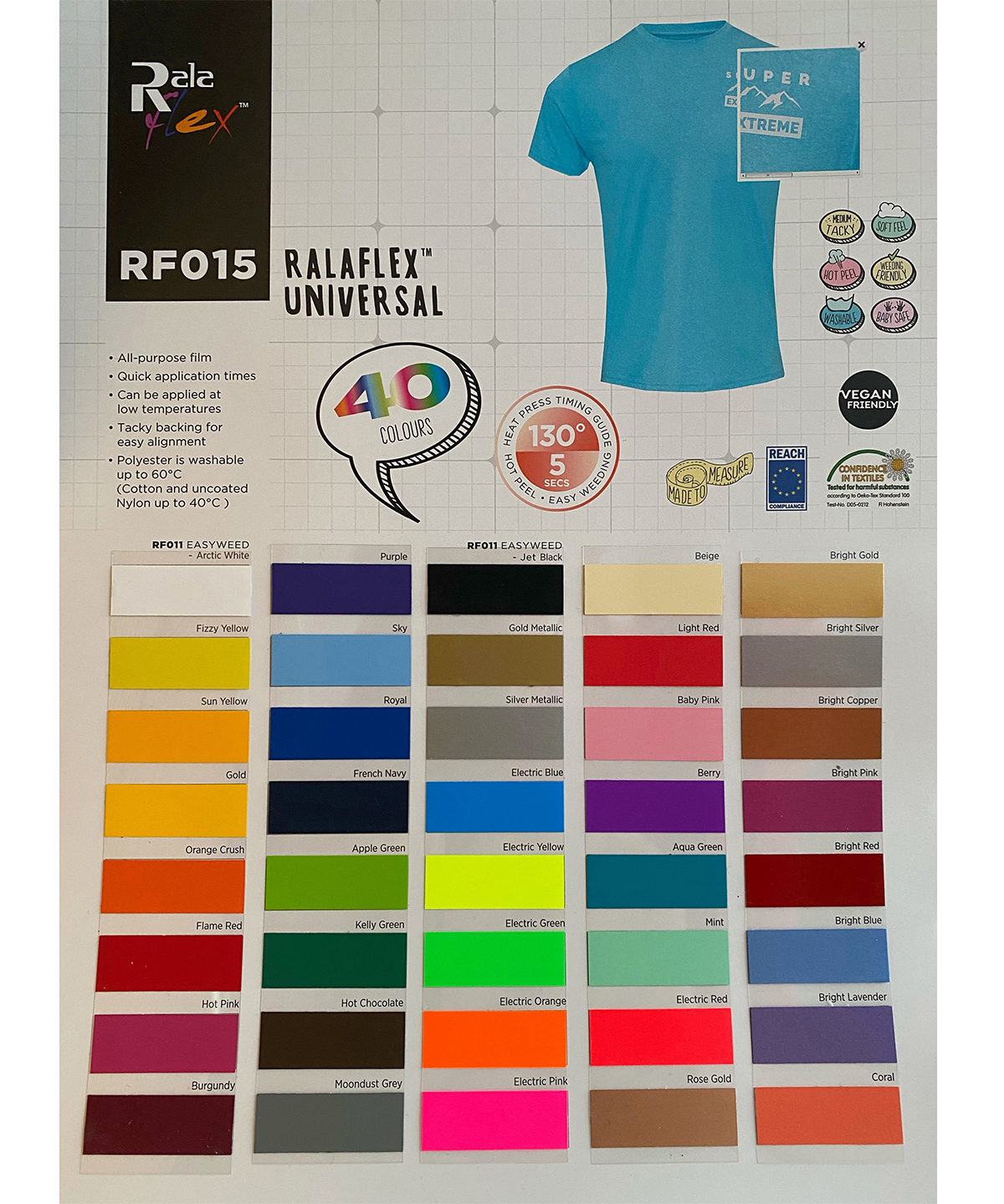 RalaFlex™ Swatch cards